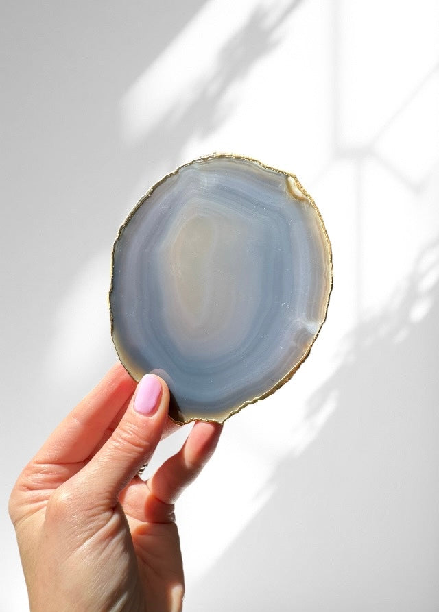 Agate Coaster 15 – Geode + Gem