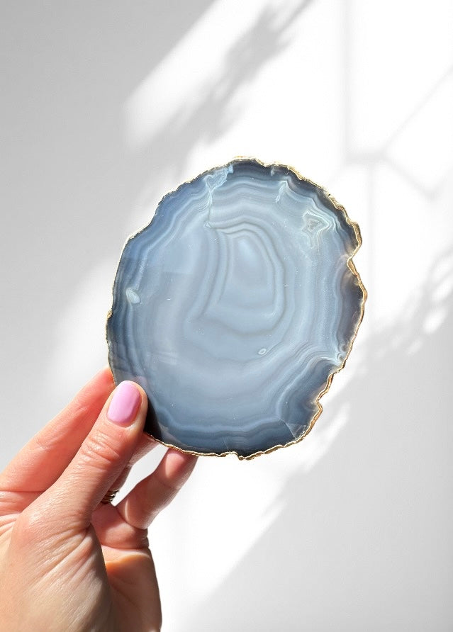 Agate Coaster 20 – Geode + Gem