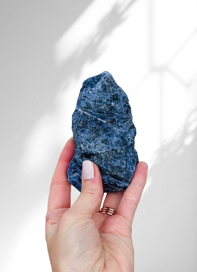 Sodalite Rough Rock | large – Geode + Gem