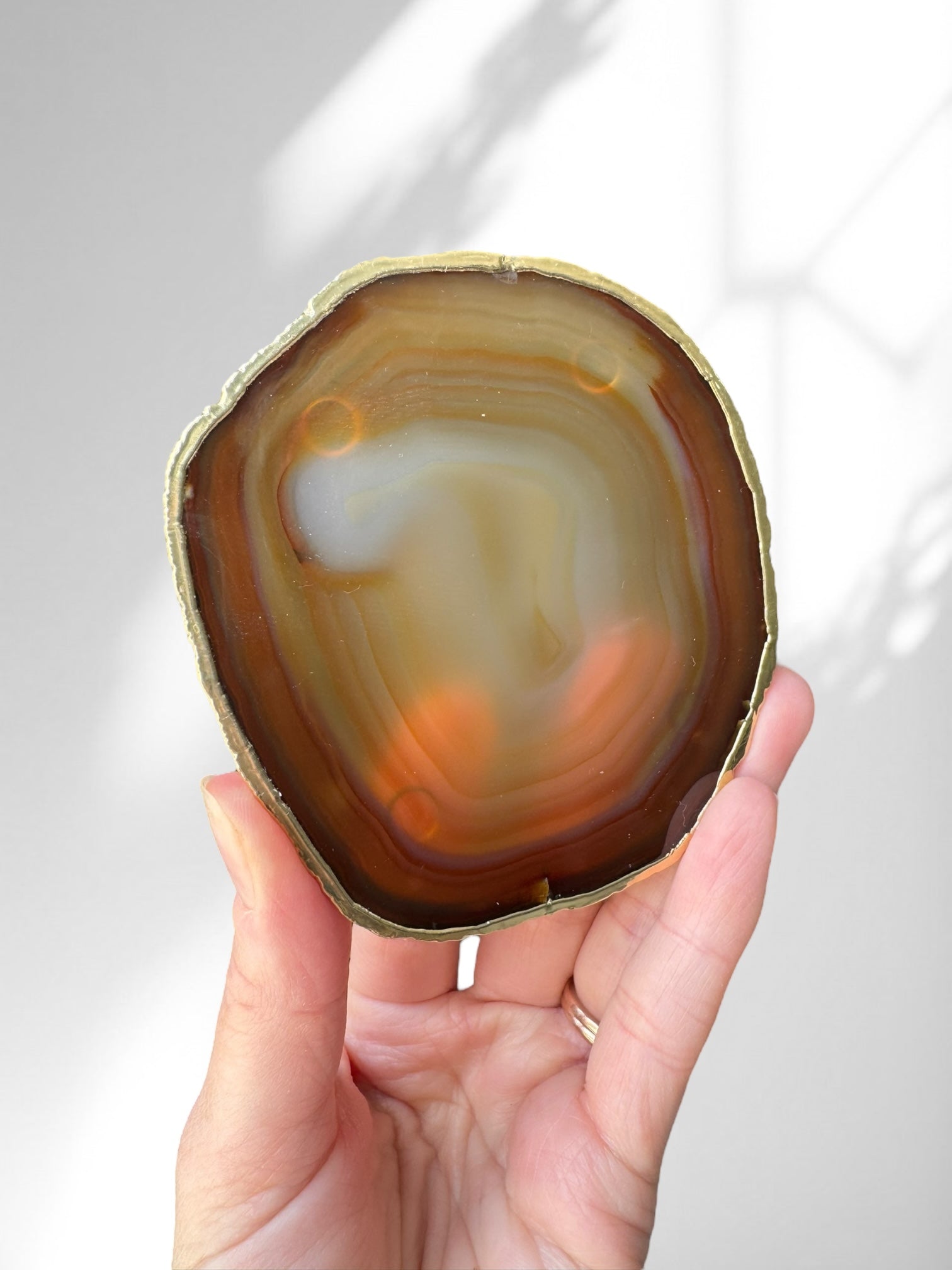 Agate Coaster 35 – Geode + Gem